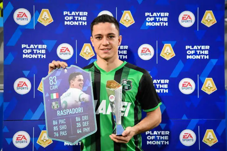 GIACOMO RASPADORI AWARDED AS EA SPORTS PLAYER OF THE MONTH FOR JANUARY ...