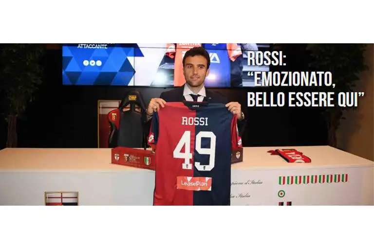 GIUSEPPE ROSSI PRESENTED AS NEW GENOA FORWARD | News