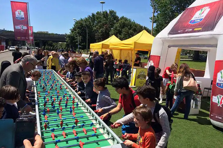 “TIM CUP VILLAGE” A ROMA IN ATTESA DELLA FINALE MILAN-JUVENTUS | News