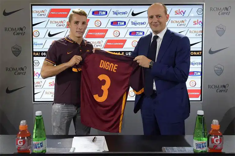 ROMA COMPLETE SIGNING OF LUCAS DIGNE | News